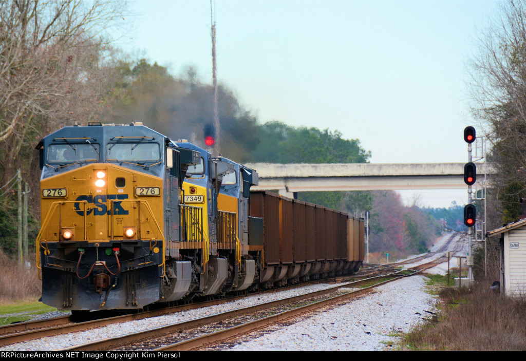 CSX 276 T109 Dotiki Mine (Webster County Coal) to Seminole Electric's Seminole Generating Station